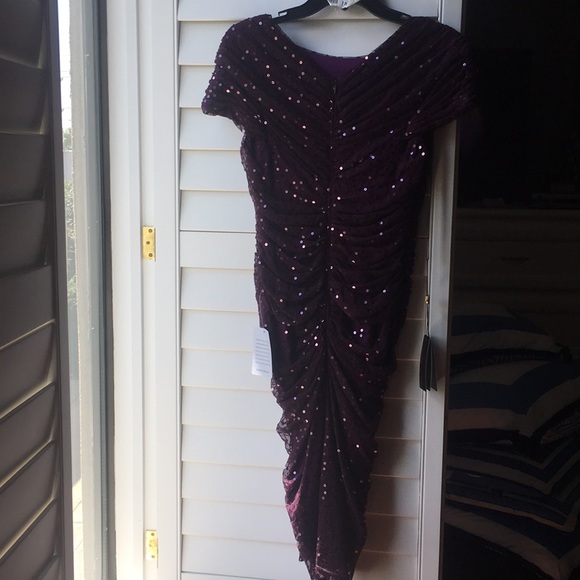 Tadashi Shoji | Dresses | Slim Purple Evening Dress | Poshmark